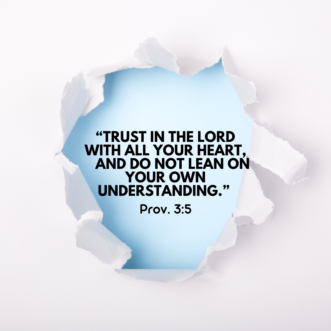 Lean Not on Your Own Understanding – Honest Reflections